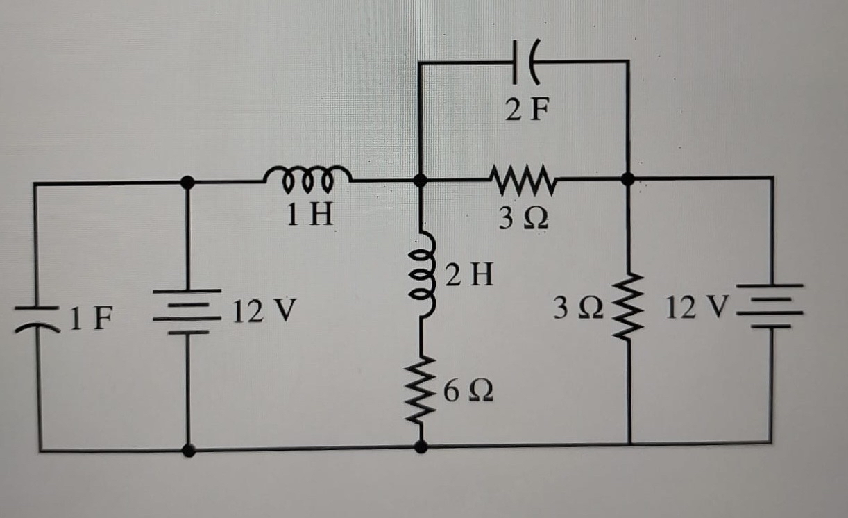 Solved Find the energy stored in each capacitor and inductor | Chegg.com