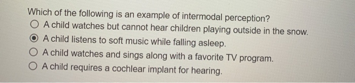 Solved Which of the following is an example of intermodal | Chegg.com