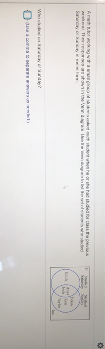 Solved id S A math tutor working with a small group of | Chegg.com