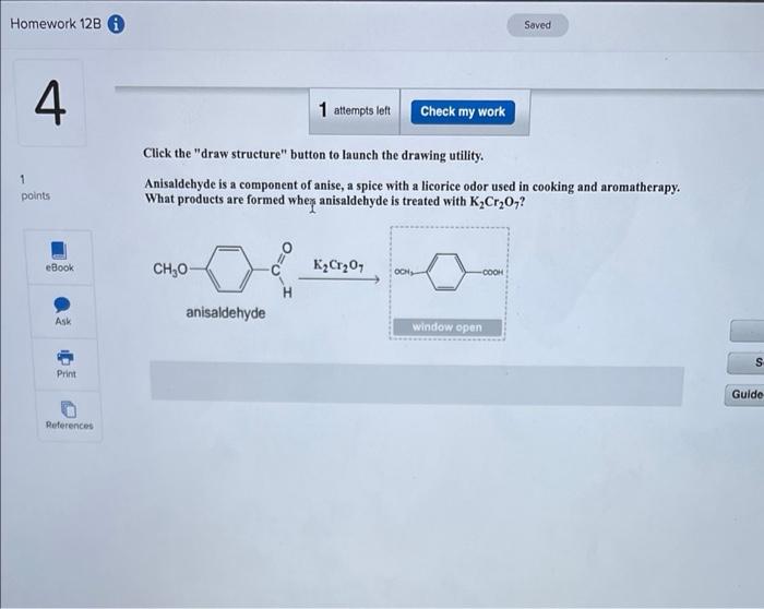 Solved Homework 12B Saved 4 1 attempts left Check my work | Chegg.com