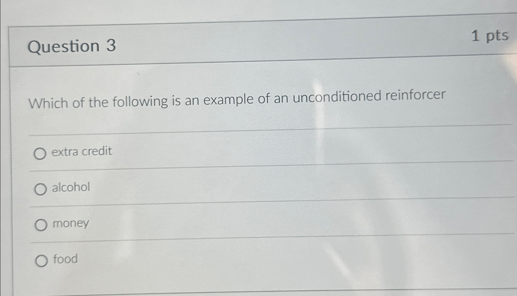 Solved Question 31ptsWhich of the following is an example of | Chegg.com
