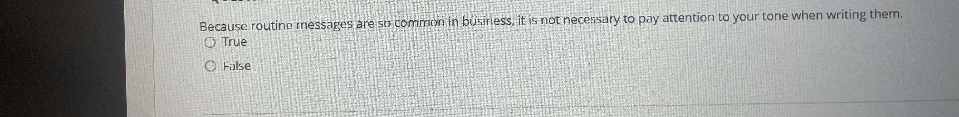 Solved Because routine messages are so common in business, | Chegg.com