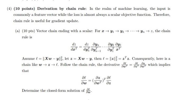 (2) (10 points) Derivation by definition: Use | Chegg.com