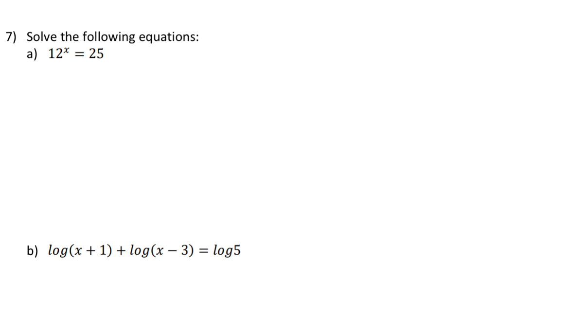 Solved Solve the following | Chegg.com