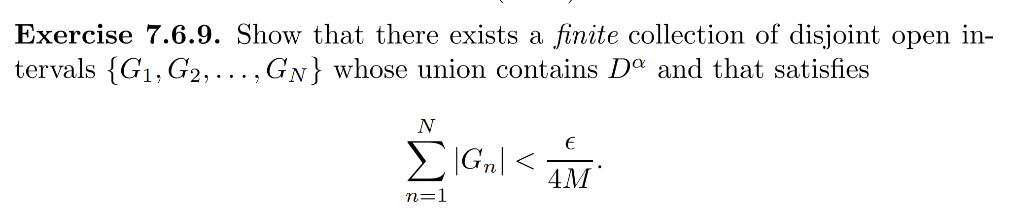 Solved Exercise 7.6.9. ﻿Show that there exists a finite | Chegg.com
