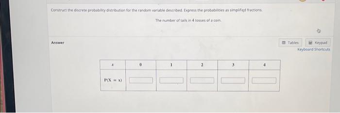 Solved Construct the discrete probability distribution for | Chegg.com