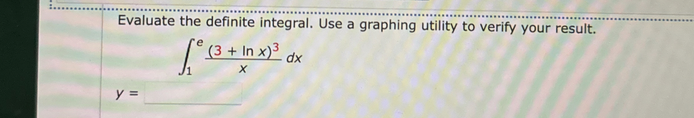 Solved Evaluate the definite integral. Use a graphing | Chegg.com