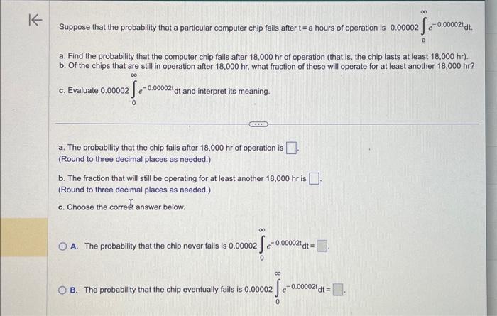 Solved Suppose that the probability that a particular | Chegg.com