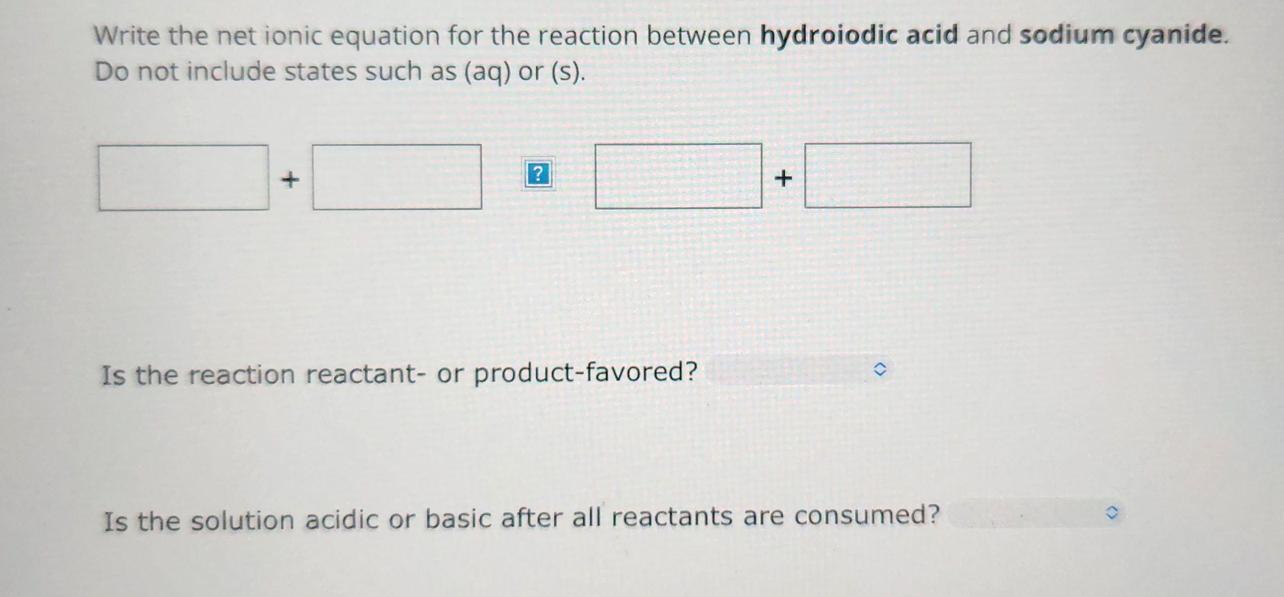 Write the net ionic equation for the reaction between | Chegg.com