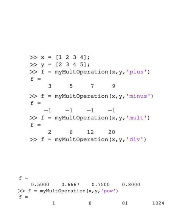 Solved 1. m 2. Write a function with header [f] = | Chegg.com