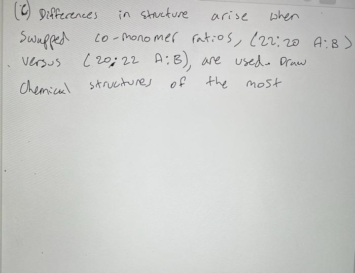 Solved (a) In the boxes provided, fill in the polymer | Chegg.com