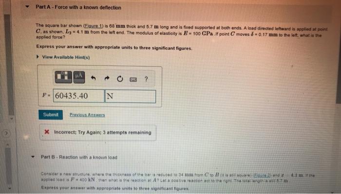Solved Statically Indeterminate Axially Loaded Members | Chegg.com