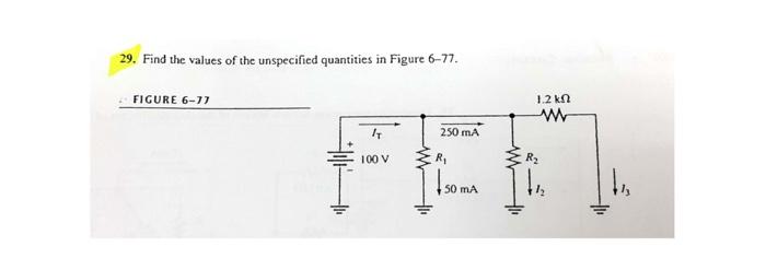 Solved 29. Find the values of the unspecified quantities in | Chegg.com