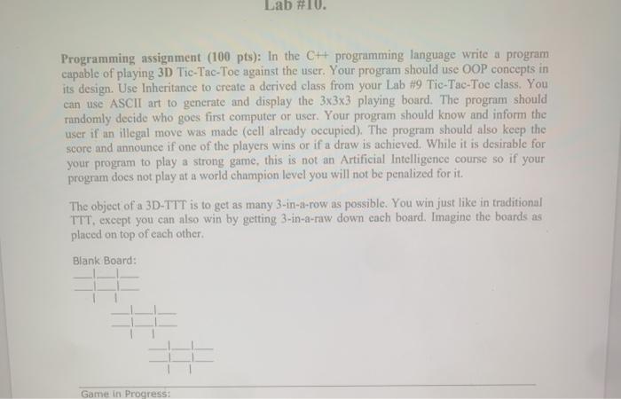 Solved Lab FIU. Programming assignment (100 pts): In the CH | Chegg.com