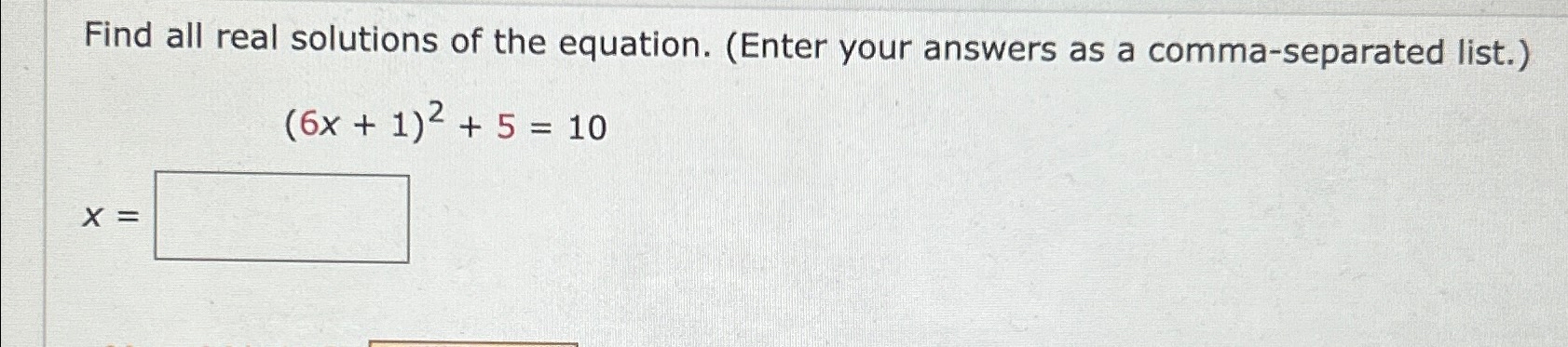 Find all real solutions of the equation. (Enter your | Chegg.com