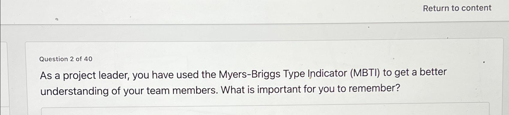 Solved Return to contentQuestion 2 ﻿of 40As a project | Chegg.com