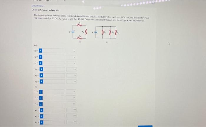 Solved View Policies Current Attempt in Progress The drawing | Chegg.com