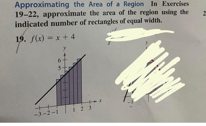 Solved 2 Approximating the Area of a Region In Exercises | Chegg.com