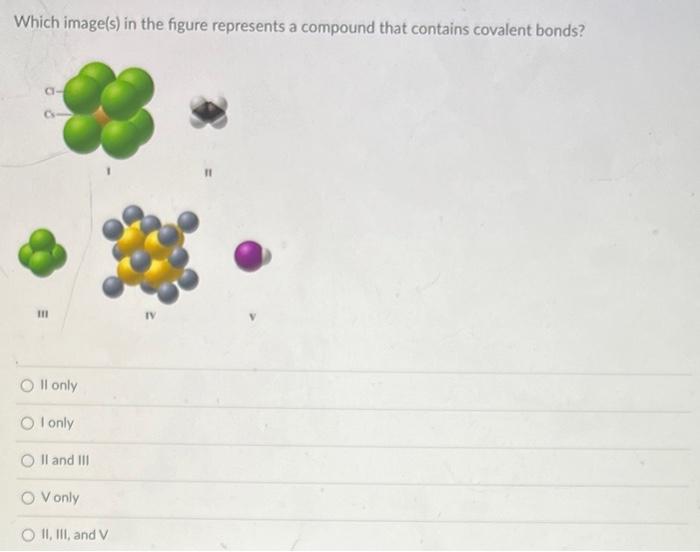Solved Which image(s) in the figure represents a compound | Chegg.com