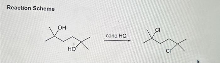 Solved Reaction Scheme concHC | Chegg.com