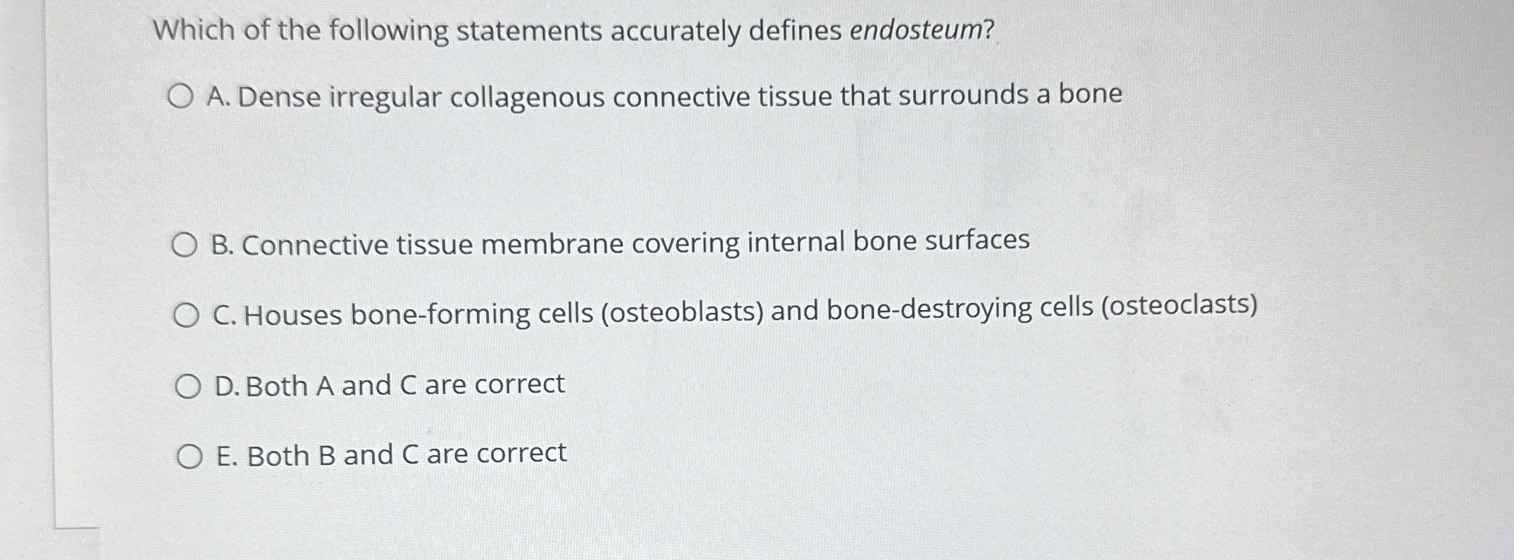 Solved Which of the following statements accurately defines | Chegg.com