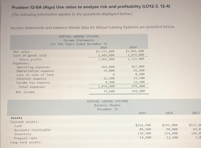 Solved Exercise 12-2 (Algo) Prepare vertical analysis | Chegg.com
