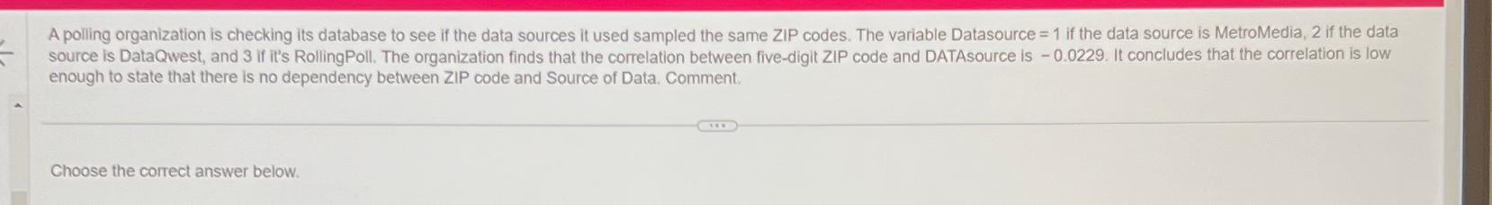 Solved A polling organization is checking its database to | Chegg.com