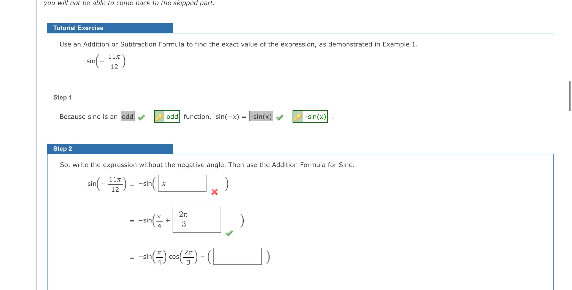 Solved you will not be able to come back to the skipped | Chegg.com