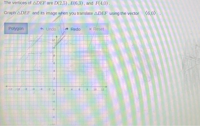 Solved The vertices of DEF are D(2,5),E(6,3), and F(4,0). | Chegg.com
