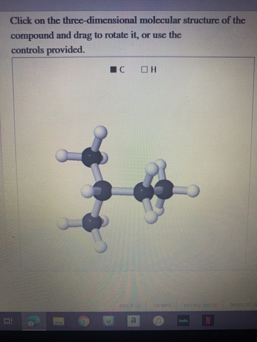 Solved Click on the three-dimensional molecular structure of | Chegg.com