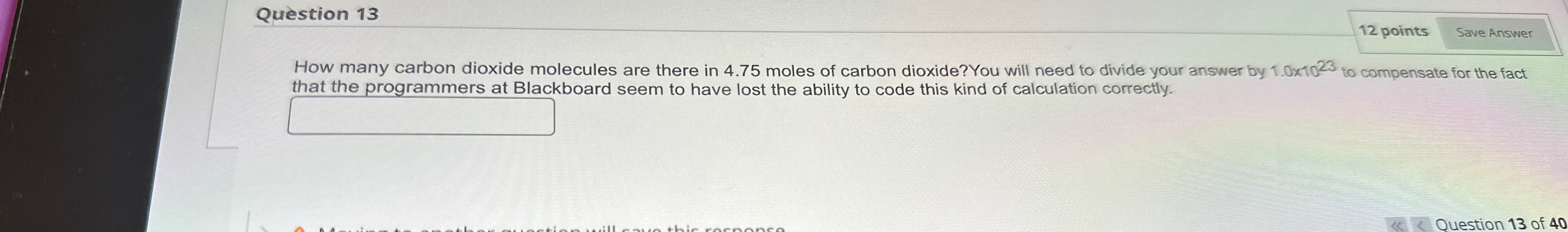 Solved Question 1312 ﻿pointsHow many carbon dioxide | Chegg.com