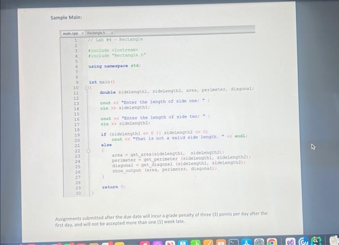 Solved complete lab #5 make sure its c++ and runs for a | Chegg.com