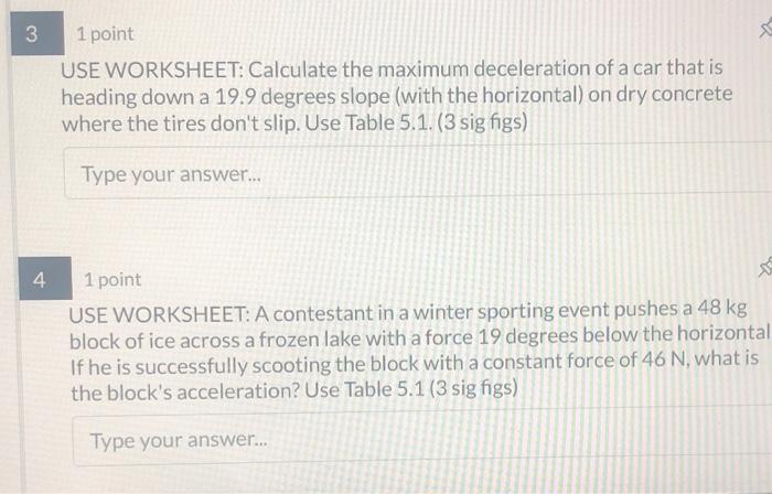 1 point USE WORKSHEET: Calculate the maximum | Chegg.com