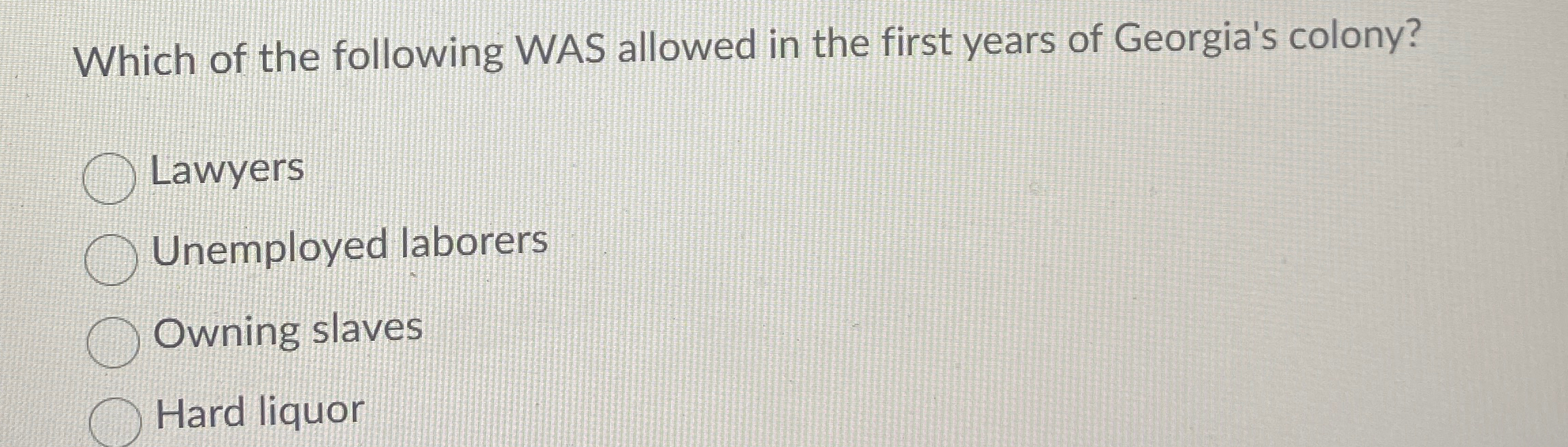 Solved Which of the following WAS allowed in the first years | Chegg.com