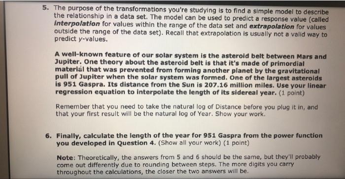 Solved Questions 1 through 6 work with the length of the | Chegg.com