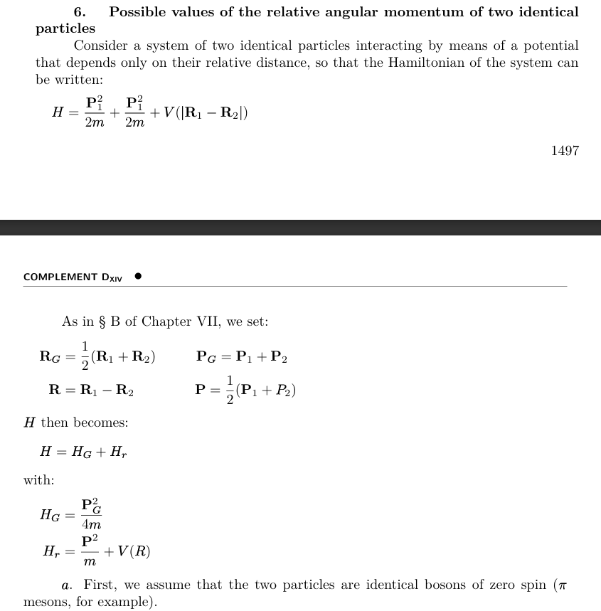 Solved Possible values of the relative angular momentum of | Chegg.com