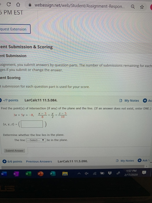 w ebassign.net/web/Student/Assignment-Respon... c 5 | Chegg.com