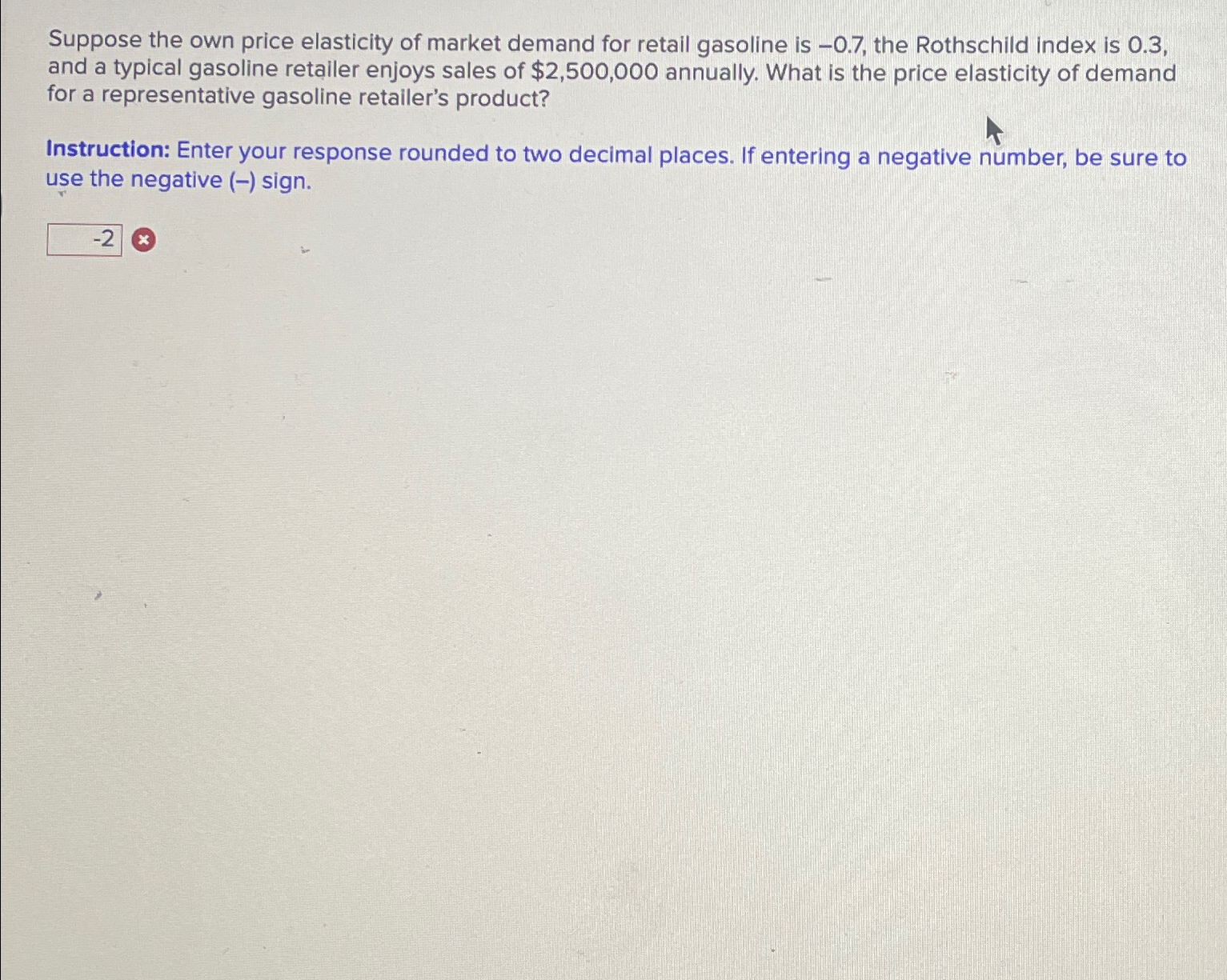 Solved Suppose the own price elasticity of market demand for | Chegg.com