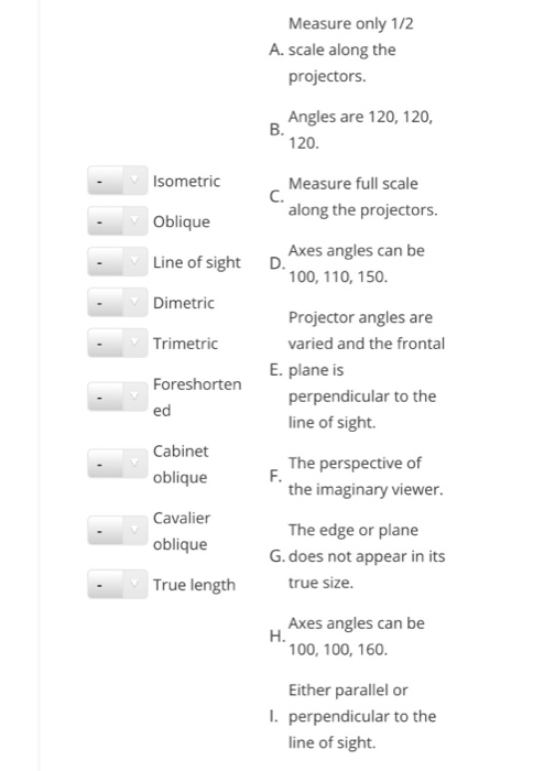 Solved Measure only 1/2 A. scale along the projectors. B | Chegg.com