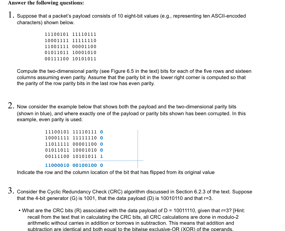 Solved Answer all questions will give rating!Answer the | Chegg.com
