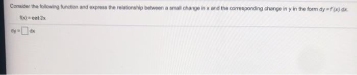 Solved Consider the following function and express the | Chegg.com