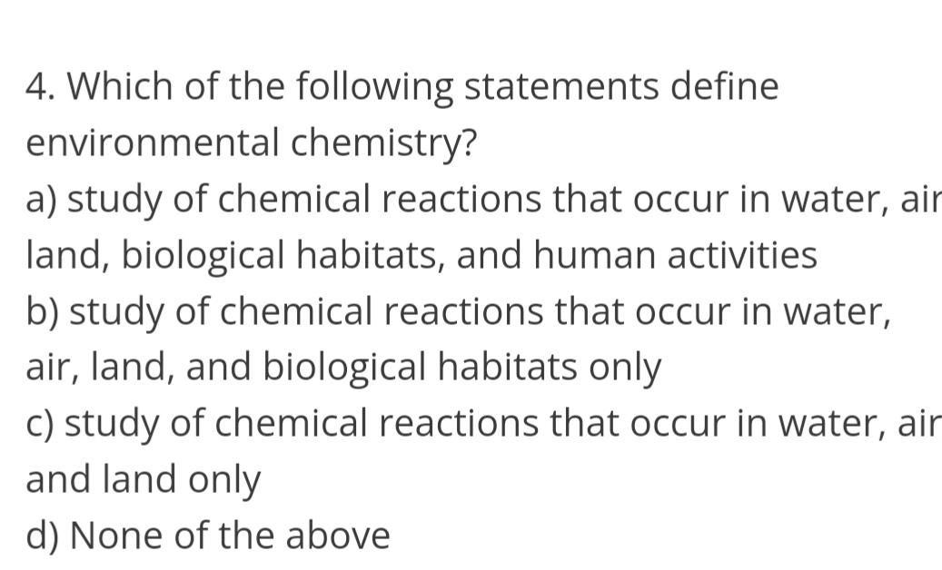 Solved Which of the following statements define | Chegg.com
