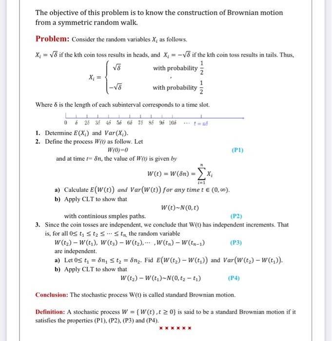 Solved The objective of this problem is to know the | Chegg.com