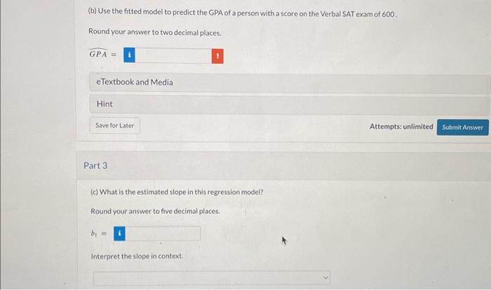 Solved A scatterplot with regression line is shown below for | Chegg.com