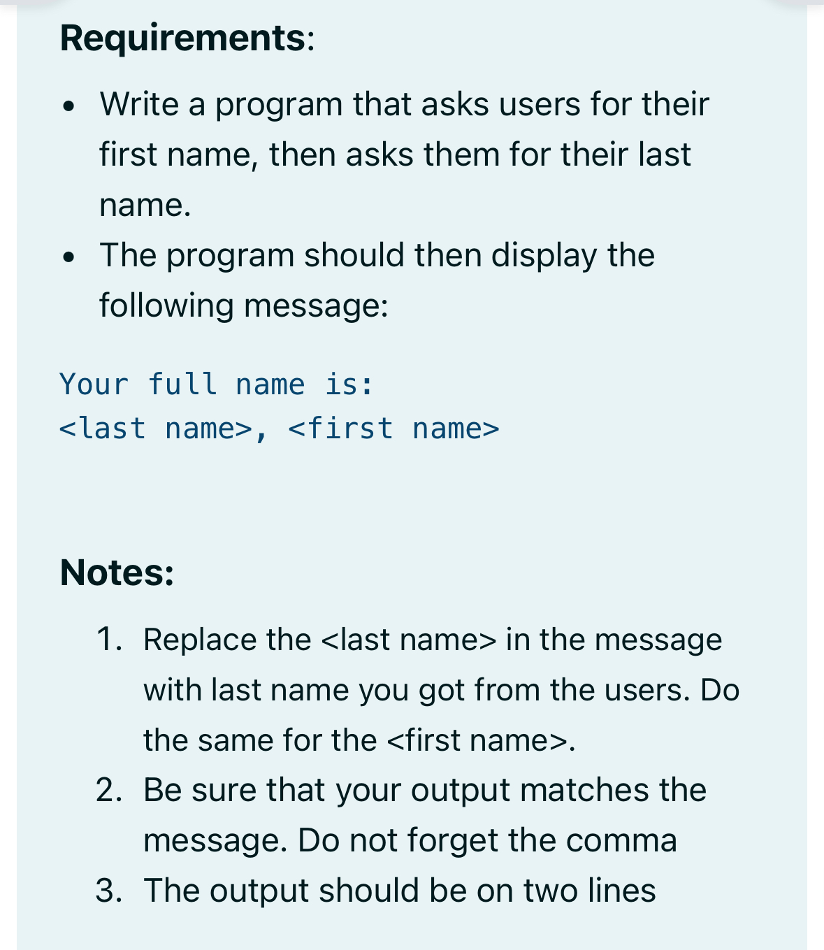 Solved Requirements:Write a program that asks users for | Chegg.com