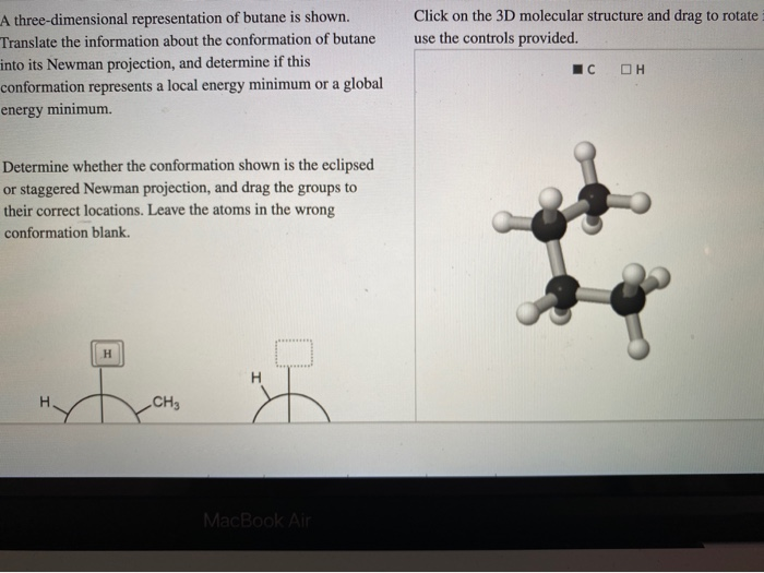 Solved Click on the 3D molecular structure and drag to | Chegg.com