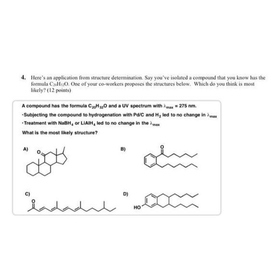 Solved Here's an application from structure determination. | Chegg.com