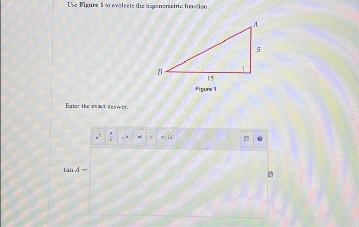 Solved Use Figure 1 to evaluate the trigonometric function. | Chegg.com