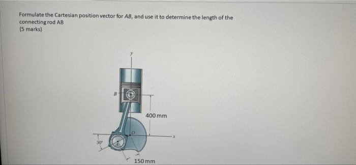 Solved Formulate The Cartesian Position Vector For Ab And