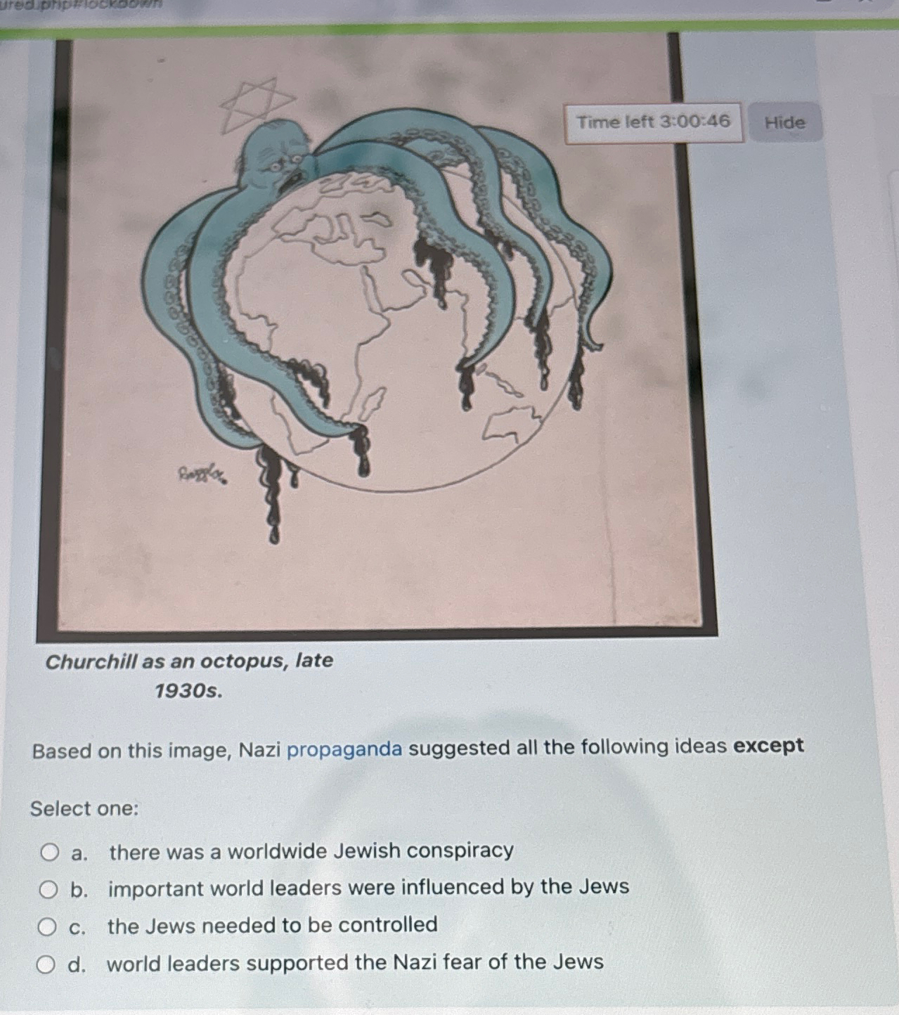 Solved Churchill as an octopus, late1930 s. ﻿Based on this | Chegg.com